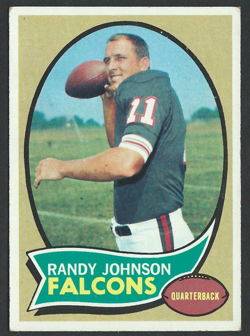1970 TOPPS #126 RANDY JOHNSON Atlanta Falcons - VGEX - 01 | eBay