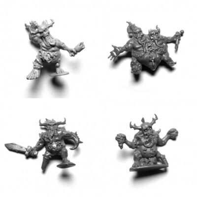 Nurgle GALLOWDARK GLITCHLINGS x 4 Gellerpox Infected Rogue Trader Kill ...