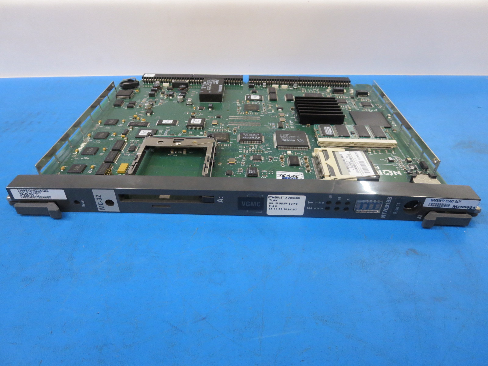 Nortel NTVQ01BB MG1000 Succession MC-32 VOICE Gateway GTW MEDIA CARD | eBay