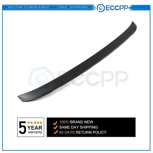 REAR TRUNK SPOILER Lip Wing ABS Style BLACK L041 For 2012-2017 JETTA ...