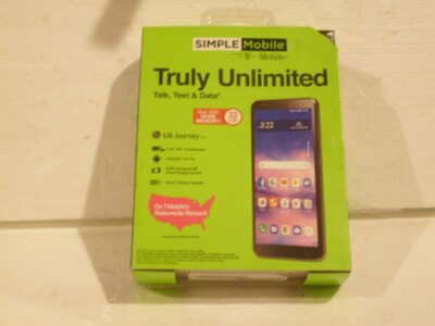 Simple Mobile LG Journey 4G LTE Prepaid Android 8MP Camera 32 GB ...