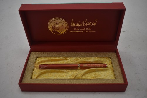 Donald Trump 2nd Term 2 Term Executive Order Signing Pen with Box Red ...