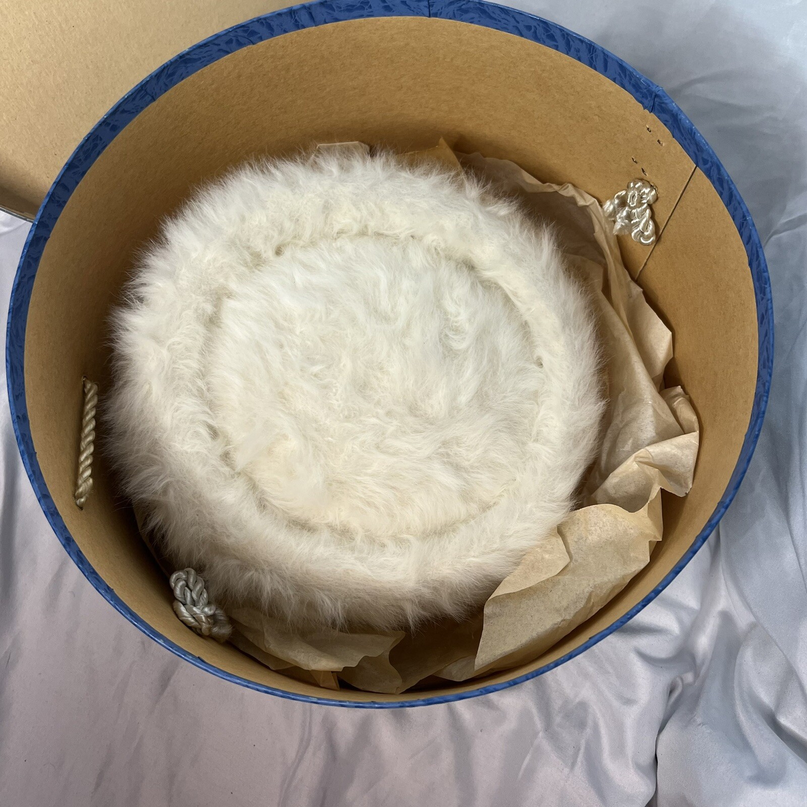 Vintage Jordan Marsh Fur Hat In Original Hat Box New Condition With ...
