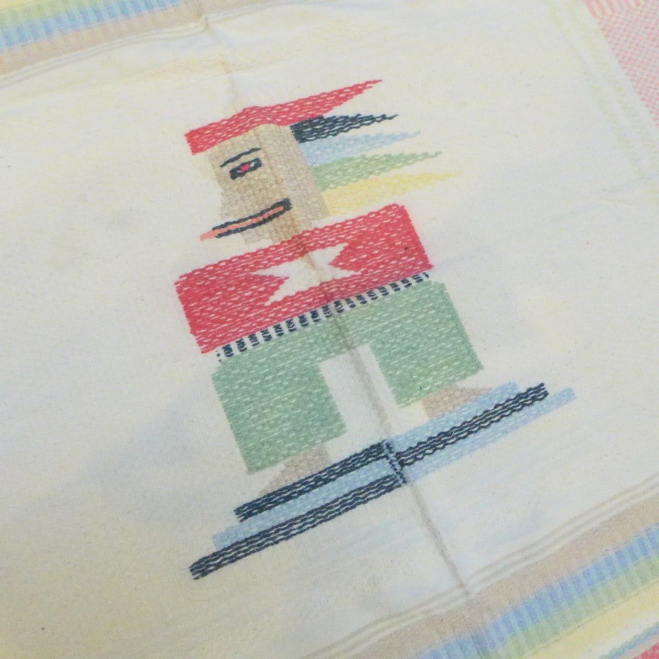 Vintage Century Loom Cotton Rayon Dinner Dining Tablecloth Cloth Sheet ...