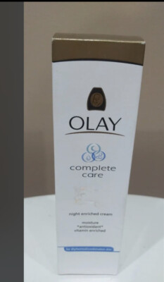 Olay Complete Care Night Facial Face Moisturizer Cream vitamin enriched ...