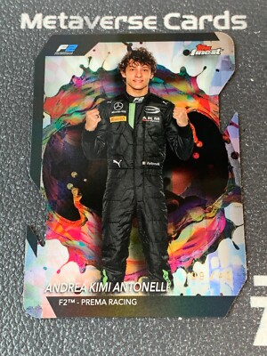2024 Topps Finest Formula 1 F1 Andrea Kimi Antonelli Rare Die-Cut /40 ...
