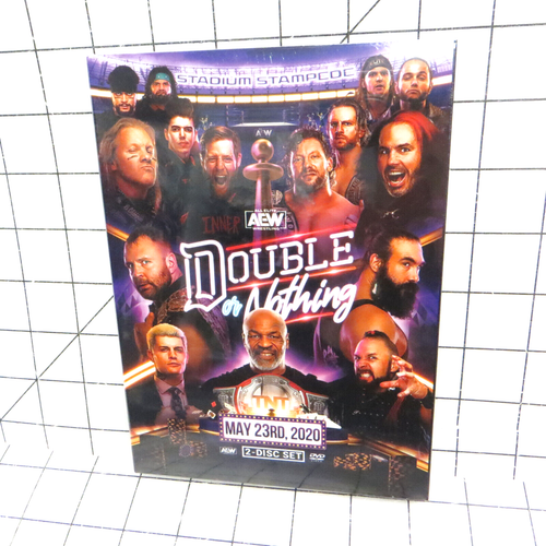AEW Double Or Nothing May 23rd, 2020 2-Disc All Elite Wrestling DVD Set ...