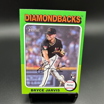 2024 Topps Heritage #287 Bryce Jarvis RC Arizona Diamondbacks | eBay