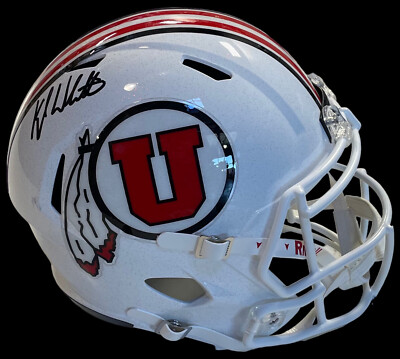 KYLE WHITTINGHAM SIGNED UTAH UTES RIDDELL SPEED FULL SIZE HELMET ...