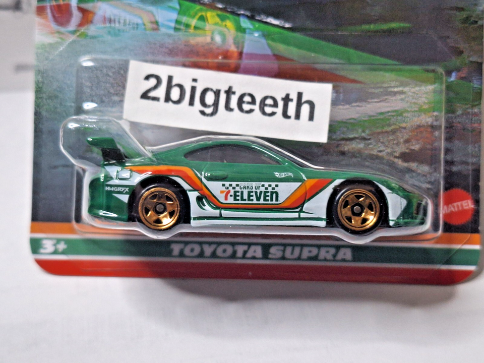 Hot Wheels Silver Series 7 Eleven Exclusive Toyota Supra 711 FREE CAR ...