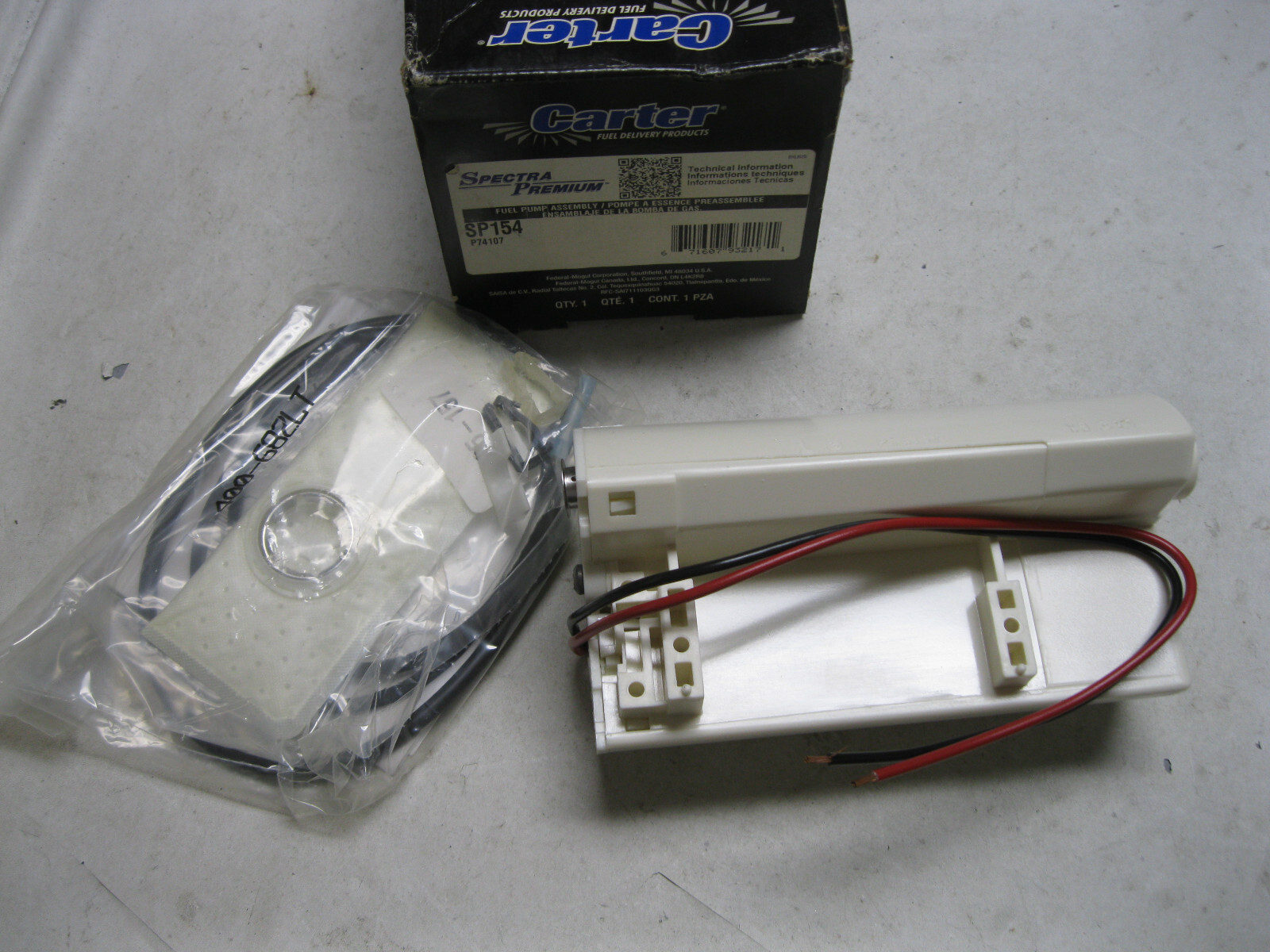 Fuel Pump and Strainer Set Carter P74107 for sale online | eBay