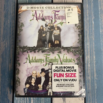 The Addams Family / Addams Family Values (DVD) 2 Movie Collection BRAND ...