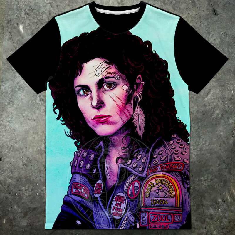 Ellen Ripley Alieni Weyland Yutani Corp LV426 Nostromo Uomo Pannello T ...