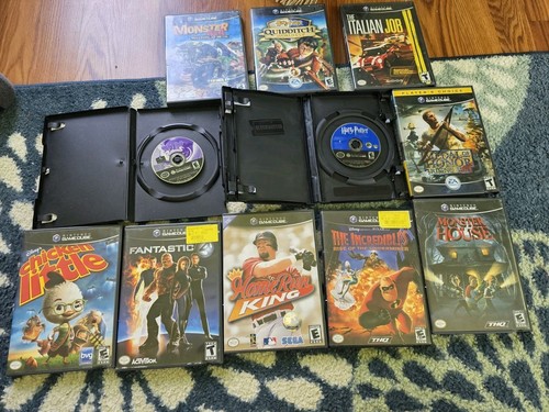 Gamecube Video Game LOT 11 GAMES OVER $190 Value! Some CIB Some Not ...