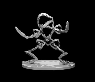 Shark Jaw Skeleton Undead Monster Manual 28mm Scale DND D&D Tabletop ...
