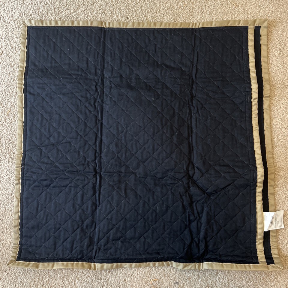 Ralph Lauren Charleston Black/Tan Edge Diamond Quilted Std Sham New | eBay