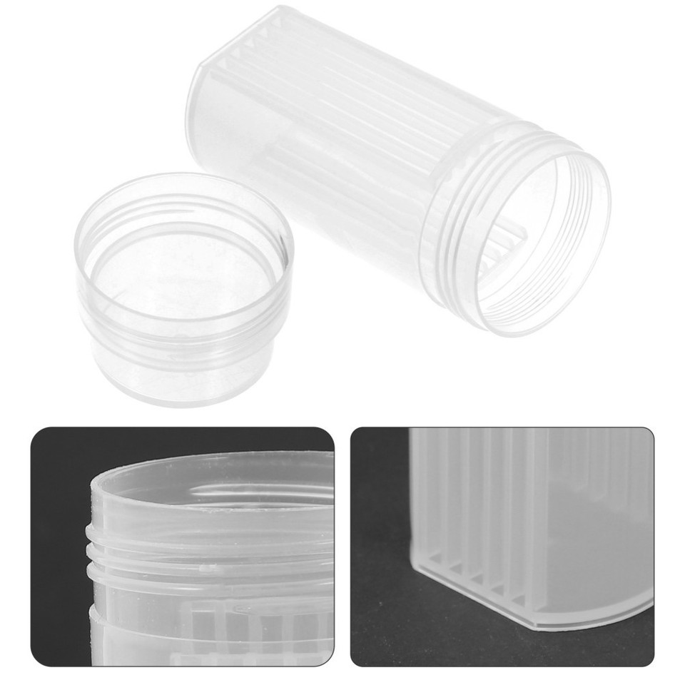 3 Pieces Plastic Slide Staining Jar Coplin Jars Lab Storage Tubes | eBay