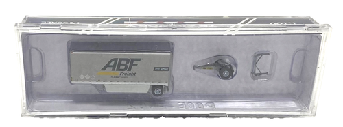 N Scale Trainworx 42893-07 ABF Freight 28' Pup Van Trailer with ...