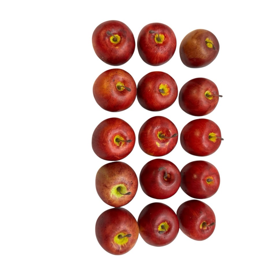 15 Longaberger Mini Faux APPLES for Longaberger CC JW Miniature Apple ...