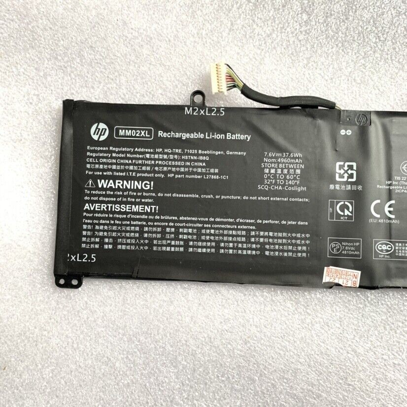 Genuine MM02XL Battery for Pavilion 13-AN000 AN0007TU AN0047TU 5GR00PA ...