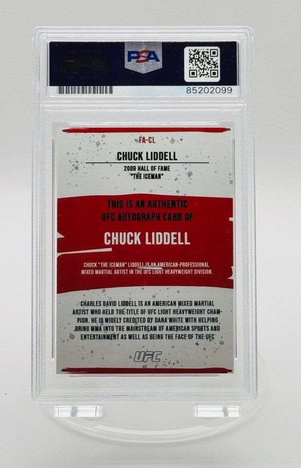 Chuck Liddell UFC Autographed Card – PSA/DNA Certified! 🔥 | eBay