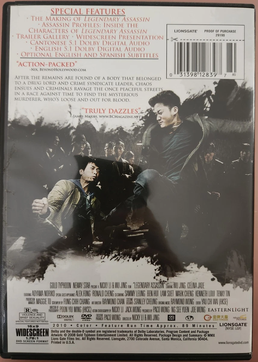 Legendary Assassin Dvd Cover