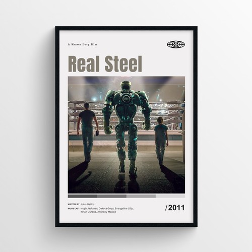 Real Steel Movie Poster Print, Wall Art - Unframed | eBay