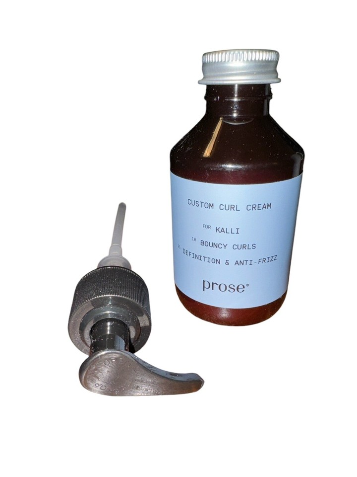 PROSE Custom Curl Cream 5.1 FL Oz Bouncy Curls, Definition & Anti-frizz ...