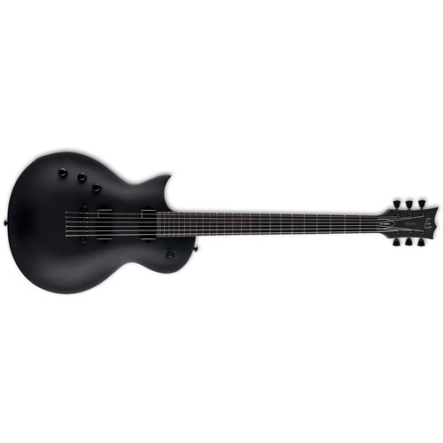 ESP LTD Eclipse EC-1000 Left-Handed Baritone Guitar, Charcoal Metallic ...