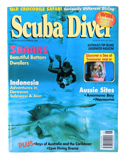 Scuba Diver Magazine Sharks Indonesia Aussie Sites Nov/Dec 1995 Scuba ...