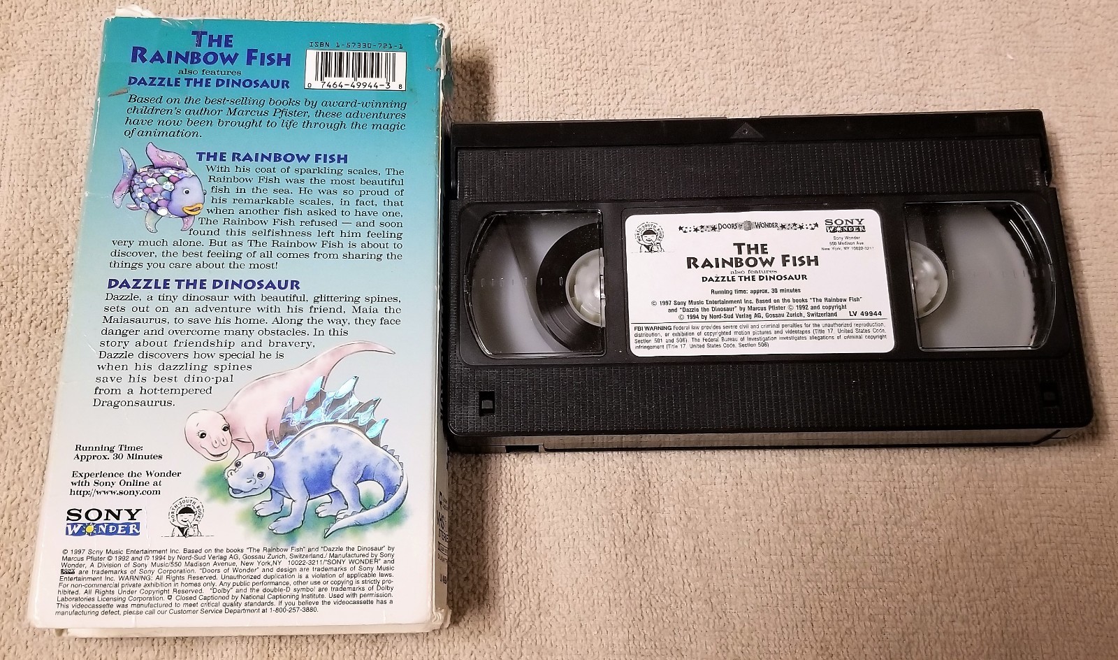 Rainbow Fish (VHS, 1997) for sale online | eBay