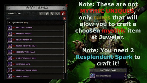 Diablo 4 Season 8 🔥 RUNE FOR MYTHIC All Runewords Sets 🔥 D4 SC PS PC ...