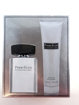Perry Ellis Platinum Label Gift Set – Cologne & Shower Gel SEALED | eBay