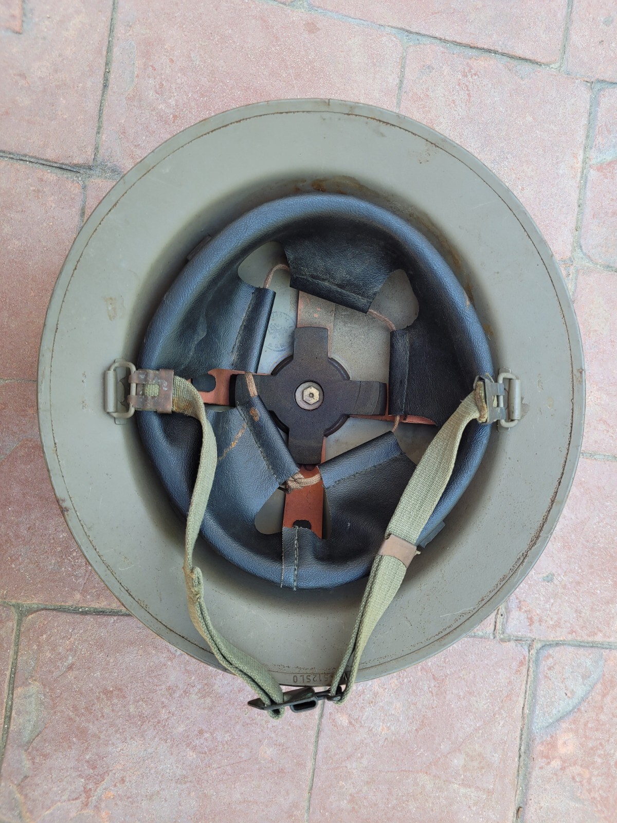 VINTAGE DUTCH CIVIL DEFENSE WWI MILITARY BRODIE KELLY STYLE HELMET ...