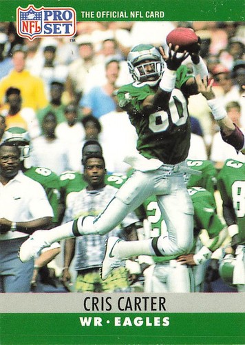 1990 Pro Set #246 Cris Carter Philadelphia Eagles | eBay
