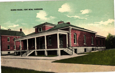 Guard House Fort Benjamin Harrison Indiana Postcard 1910s | eBay