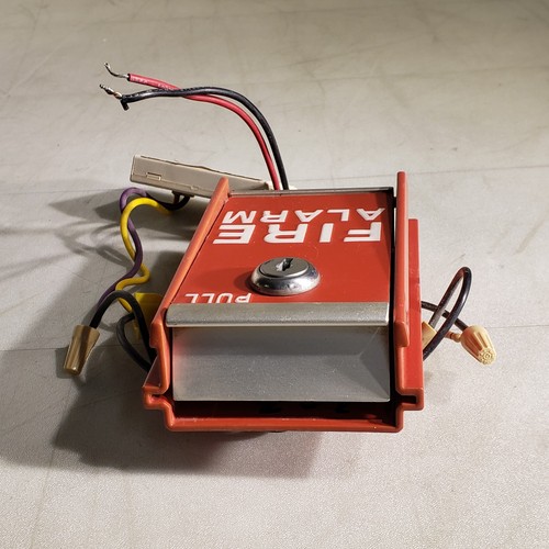 FCI MS-6 Fire Alarm Pull Station Box with FCI AMM-2 Monitor Module | eBay