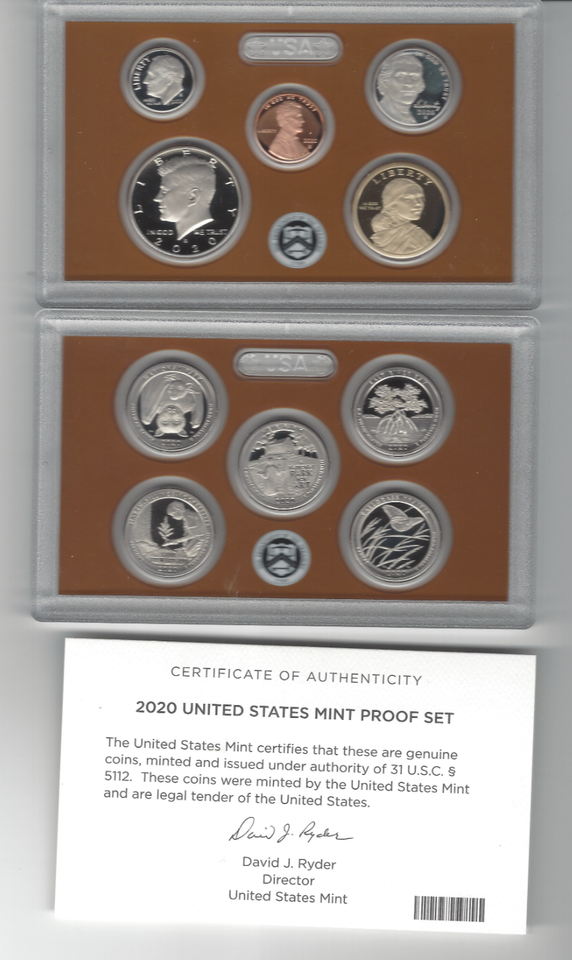 2020 S US Mint Proof Set - 11 Coins - Extra W Nickel Included | eBay