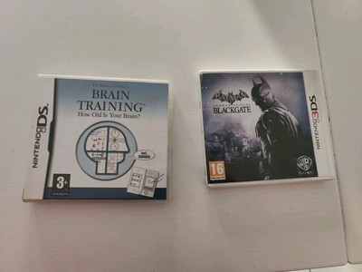 Lotto Giochi Nintendo 3DS/DS - Brain Training + Batman Arkham Origins ...