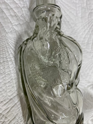 Vintage Poland Spring Figural Fac-Simile MOSES Clear Glass Mineral ...