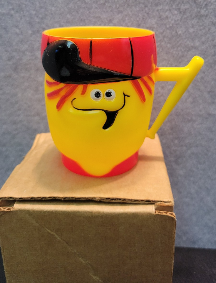 Vintage Pillsbury Funny Face 6 cups NEW IN BOX and Goofy Grape pitcher ...