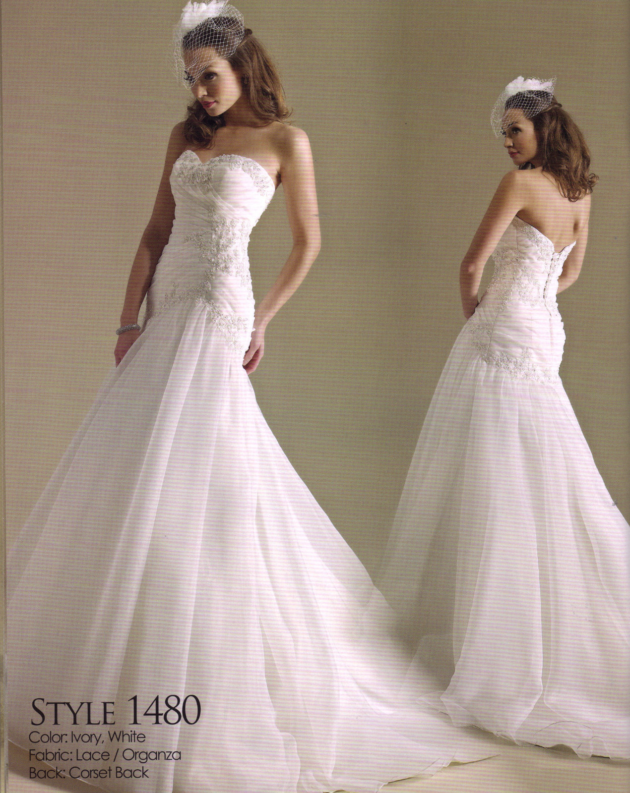 Formal Wedding Dress Bridal Ball Gown Private Label BY G #1480 White Sz ...