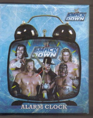 WWE SMACKDOWN WORLD WRESTLING ENTERTAINMENT ALARM CLOCK 2009 NEW AND ...