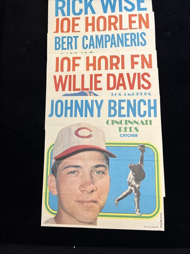 1970’s Topps Baseball Posters Lot Of 6. All EX+-NM | eBay