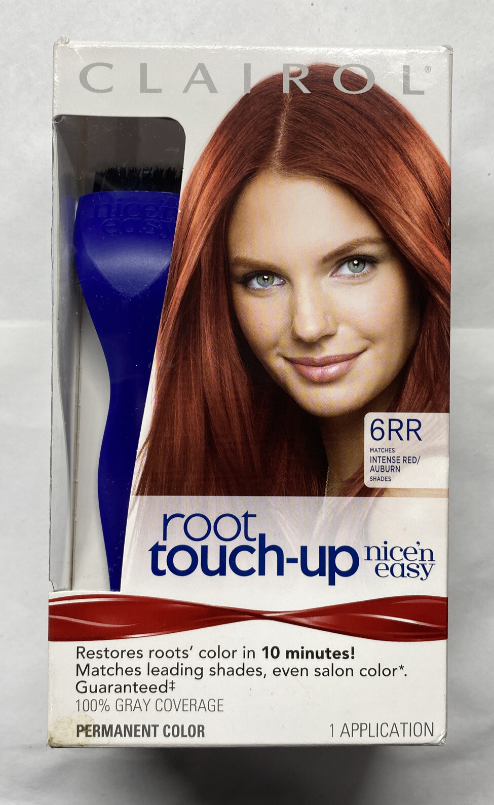 Clairol 'n Easy Root Touch-up Permanent Hair Color 6rr Intense Red 1 ...