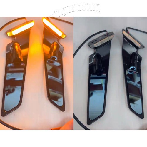 ZX-6R ZX6R LED rearview mirror 2019-2024 Kawasaki Ninja 636 | eBay