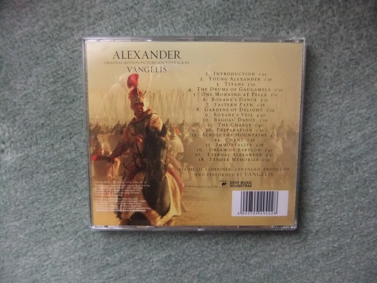 Alexander ( 2004 ) - Original Motion Picture Soundtrack by Vangelis, CD ...