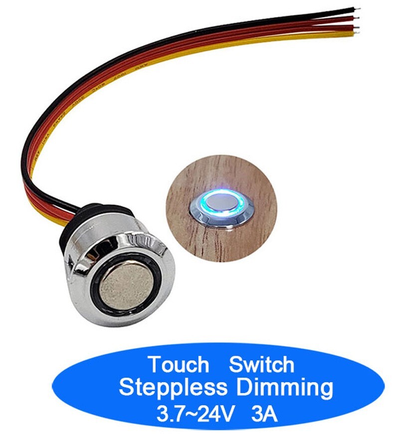 2Pcs 12VDC Touch Switch + Dimmer Controller For LED Strip Light DC 5V ...