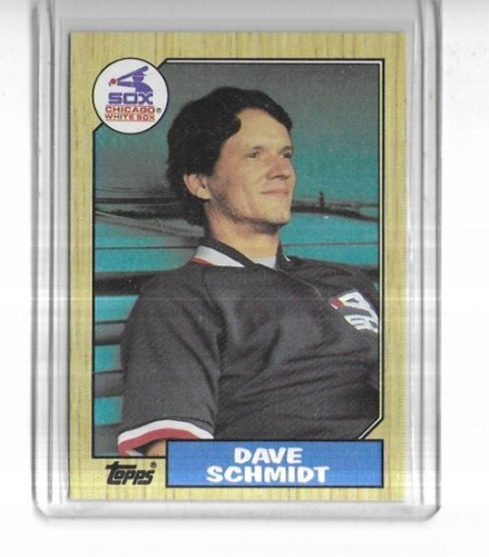 1987 Topps #703 Dave Schmidt Chicago White Sox | eBay