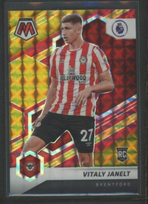 2021-22 VITALY JANELT 15/88 PANINI MOSAIC PREMIER LEAGUE GOLD RED ...
